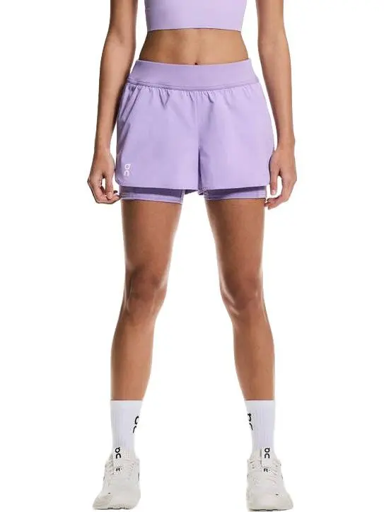 On Court 3-inch 2-in-1 Shorts - Bloom