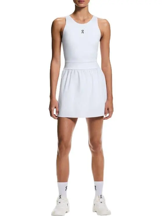 On Performance Dress With Side Slit - White