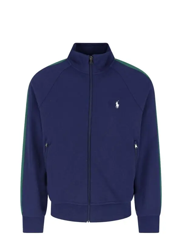 Polo Ralph Lauren Zip Logo Sweatshirt - Blue