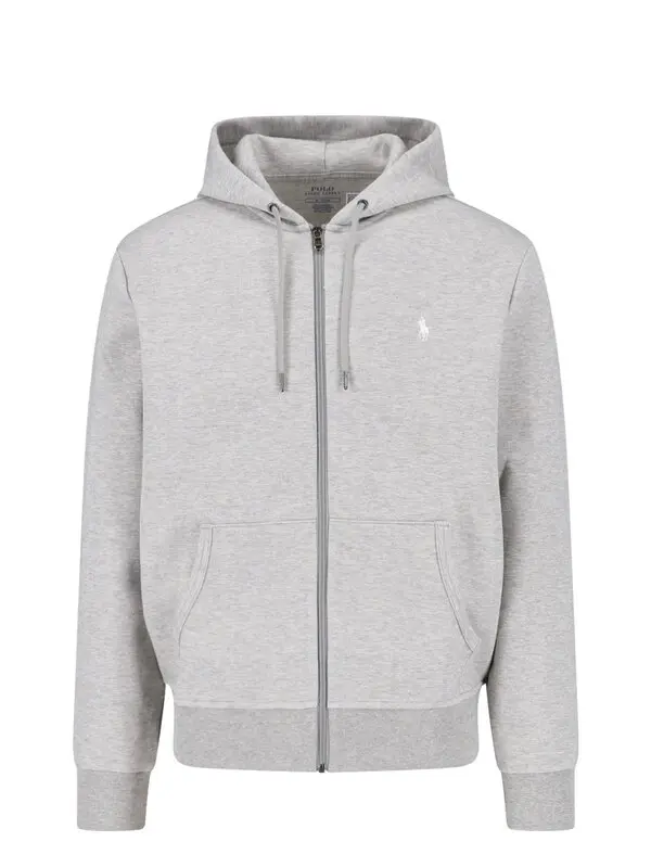Polo Ralph Lauren Zip Logo Sweatshirt - Gray