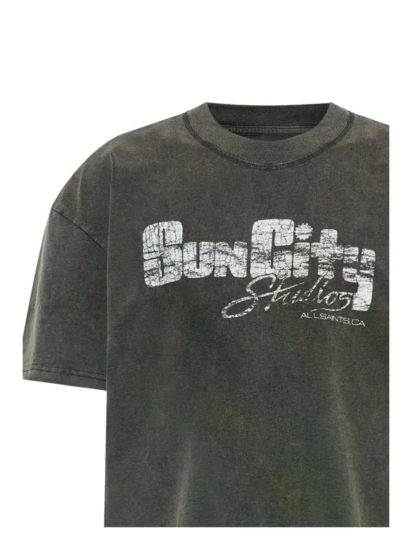 ALLSAINTS Sun City Graphic-print T-shirt - Grey