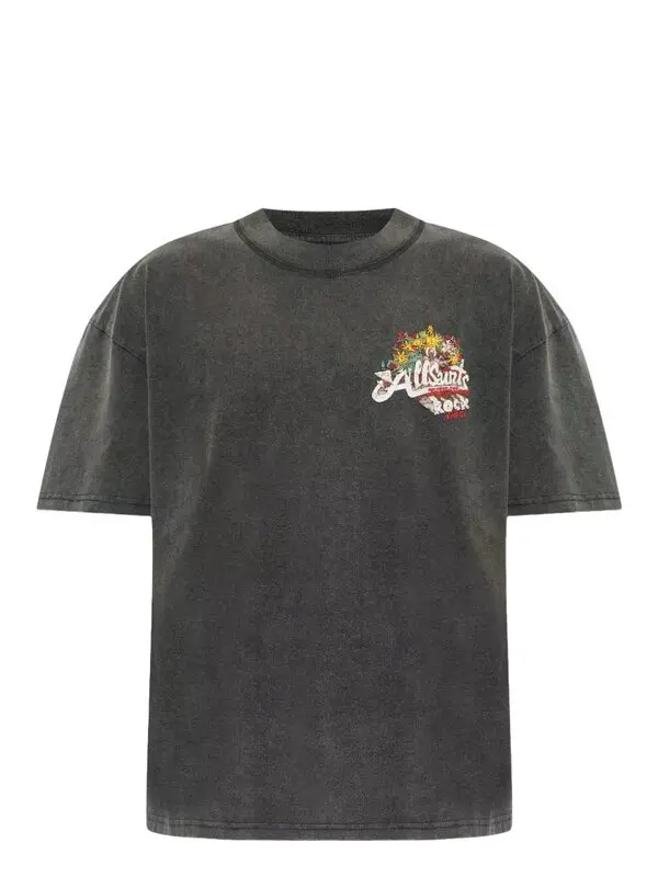 ALLSAINTS Roque Graphic-print T-shirt - Grey