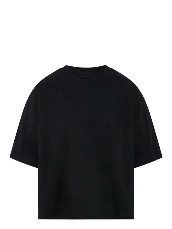 ALLSAINTS Esme Amelie Crochet Heart T-shirt - Black