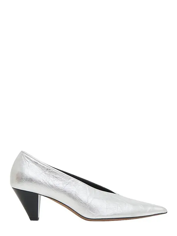 MANSUR GAVRIEL Kiki Pump - Silver