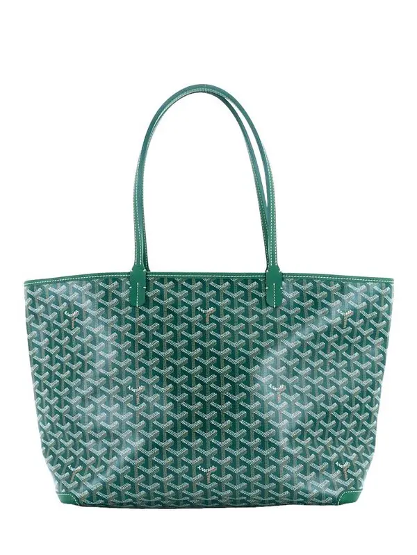 Goyard Mm Artois Tote Coated Canvas - Green