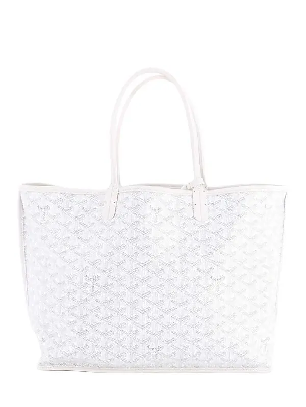 Goyard Pm Anjou Reversible Tote Coated Canvas - White