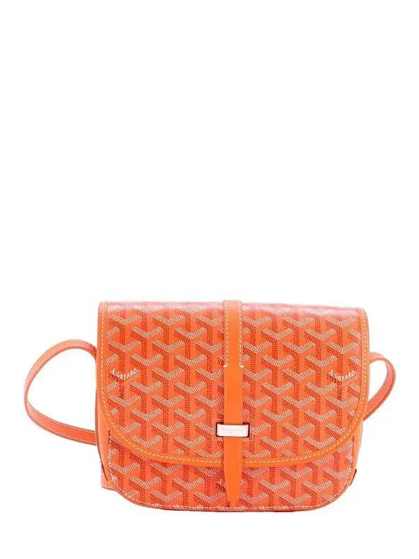 Goyard Pm Belvedere Ii Messenger Bag Coated Canvas - Orange