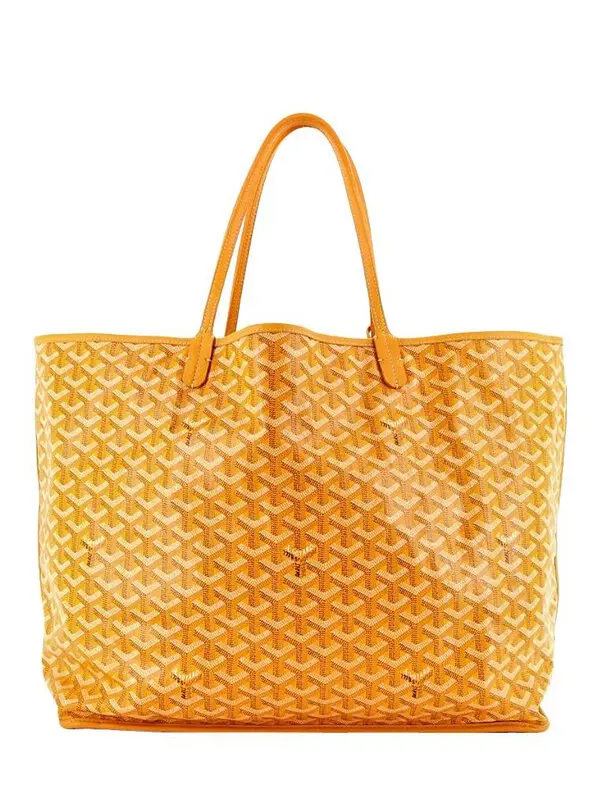 Goyard Gm Anjou Reversible Tote Coated Canvas - Yellow