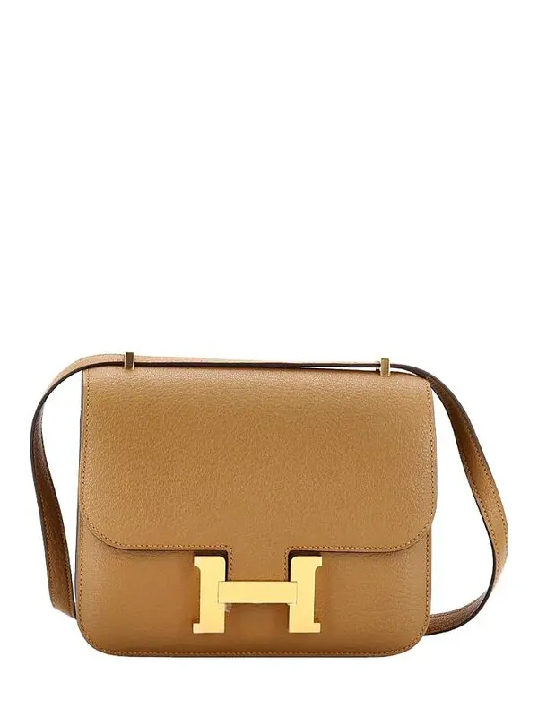 Hermès 18 Constance Nm Bag Chevre Mysore - Brown