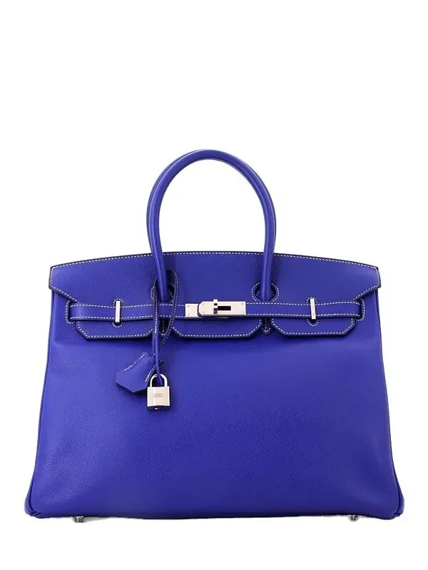 Hermès Candy 35 Handbag Epsom - Blue