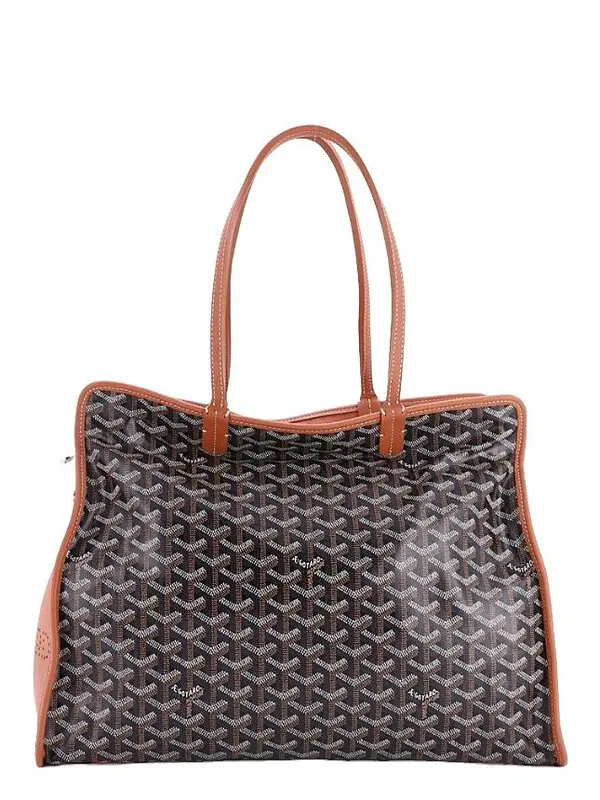 Goyard Pm Hardy Pet Carrier Coated Canvas - Brown