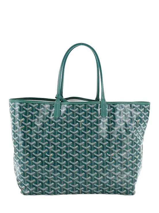 Goyard Pm Saint Louis Tote Coated Canvas - Green