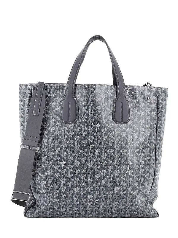 Goyard Voltaire Convertible Tote Coated Canvas - Gray