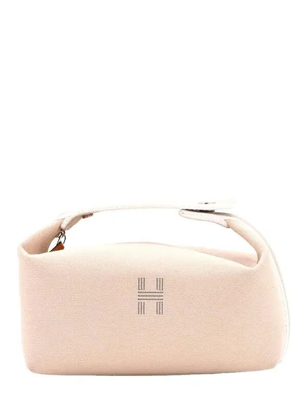 Hermès Pm Bride-a-brac Travel Case Toile - Neutral