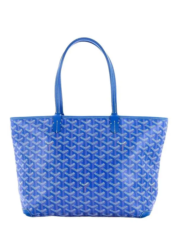 Goyard Pm Artois Tote Coated Canvas - Blue