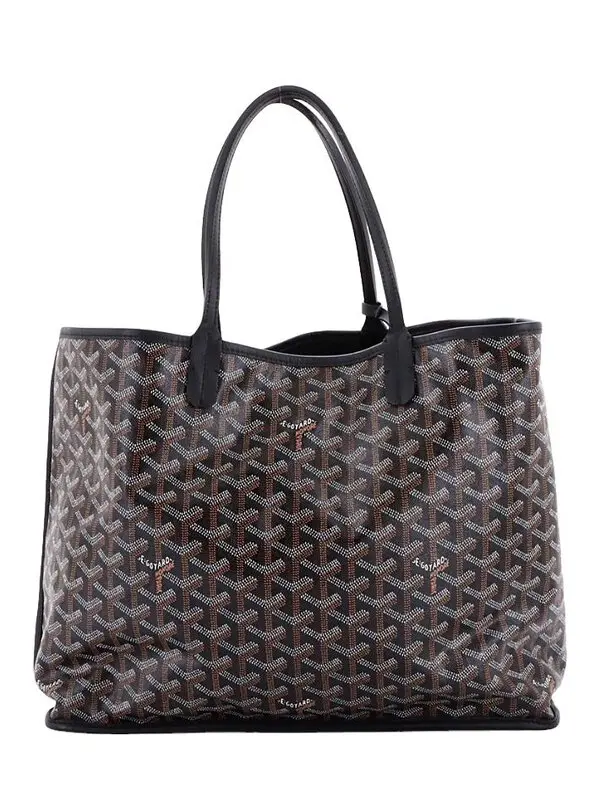 Goyard Pm Anjou Reversible Tote Coated Canvas - Black