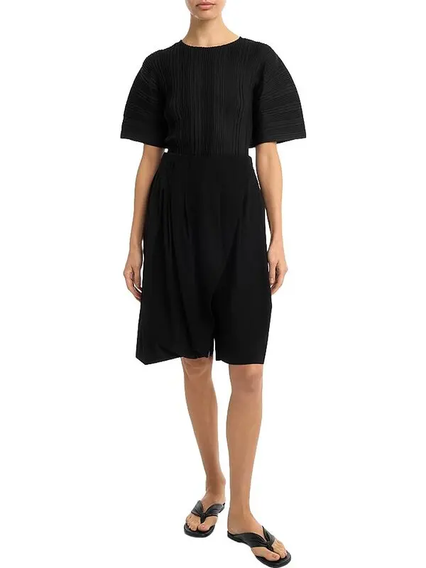 Issey Miyake Crossover Bermuda Shorts - Black