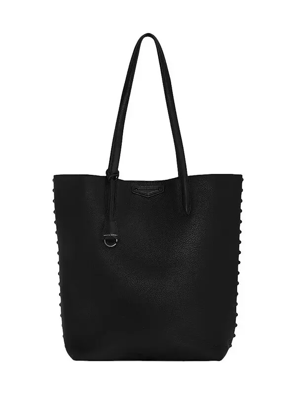 Rebecca Minkoff Riley Large Leather Tote Bag With Stud Embellishments - Black