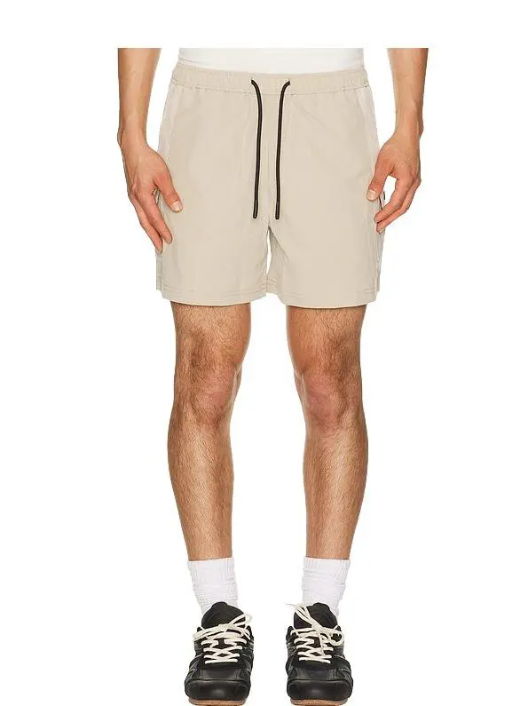 DEVEREUX GOLF Ripstop Cargo Short - Beige