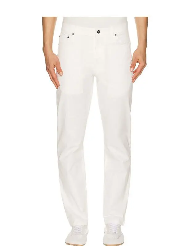 Onia Linen Denim 5-pocket Trousers - Egret