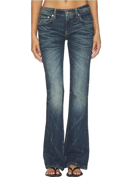 EB DENIM Maria Slim Bootcut Jean In Blue - Suntory