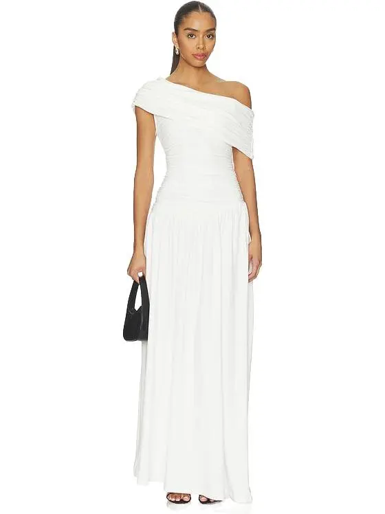 MORE TO COME Wells Maxi Dress - White