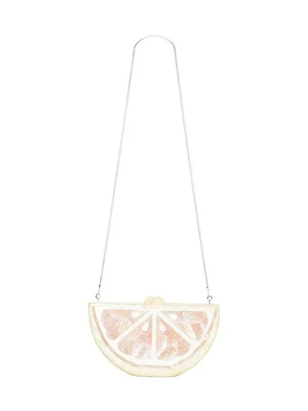 Emm Kuo Evening Clutch - Grapefruit