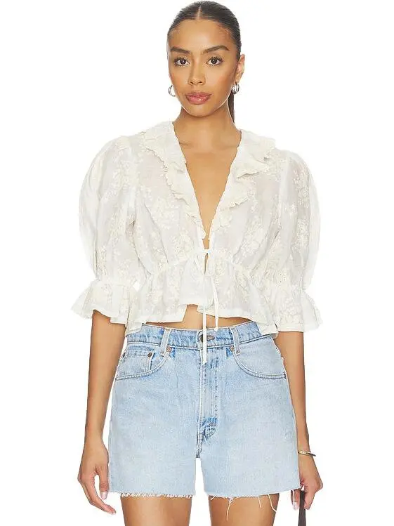 Tularosa Elisa Blouse - Ivory
