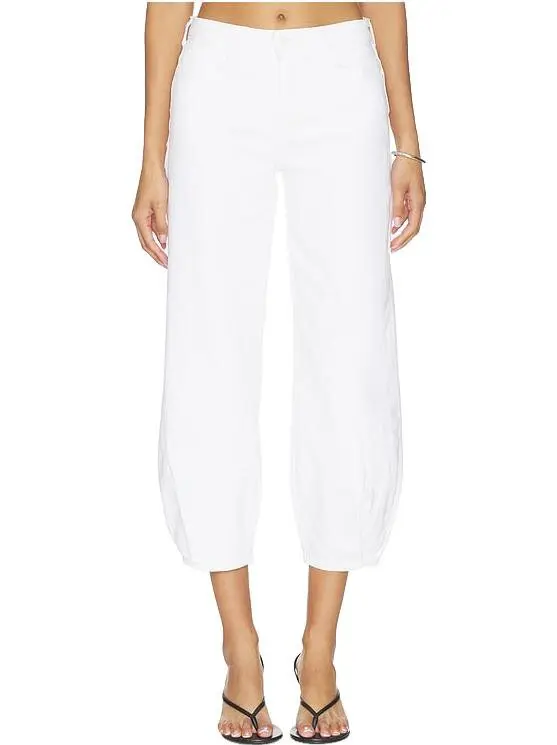 L'Agence Krista Tapered Leg Pant - Blanc