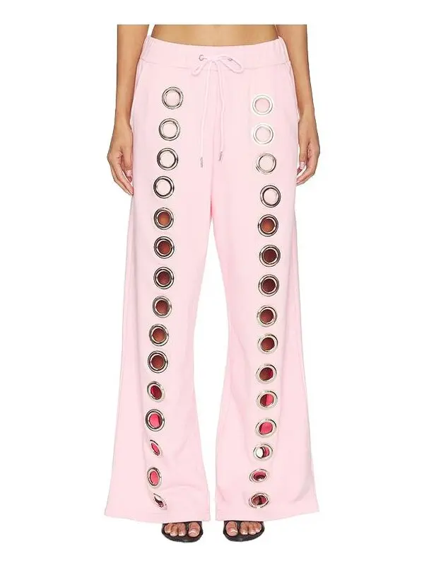 1XBLUE Eyelet Tracksuit Bottoms - Pink