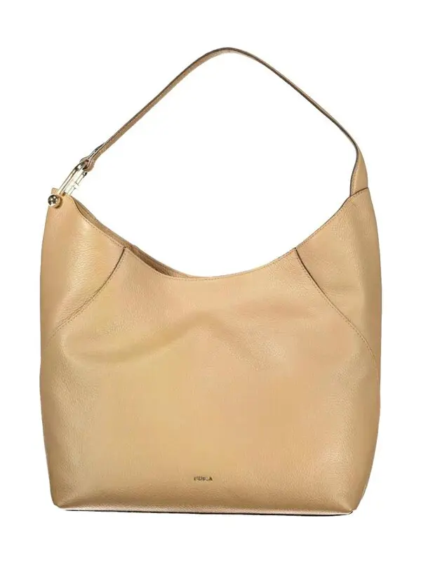 Furla Lara Leather Tote Bag - Neutrals