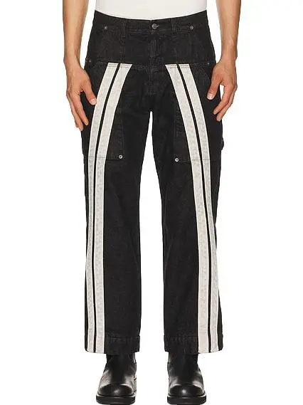 RRR123 Shaker" Cargo Pants - Black