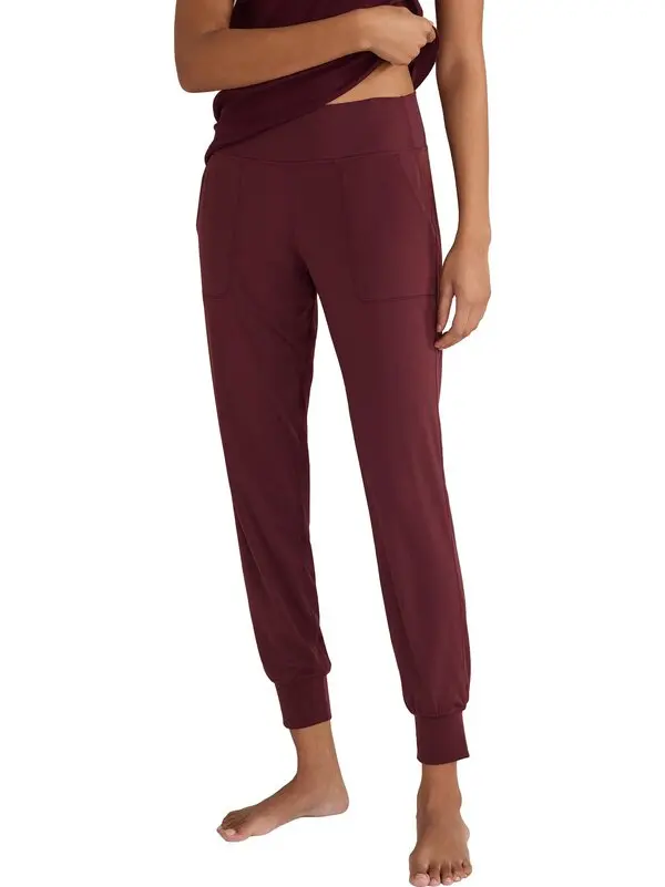 HAVEN WELL WITHIN Balance Joggers - Burgundy Berry