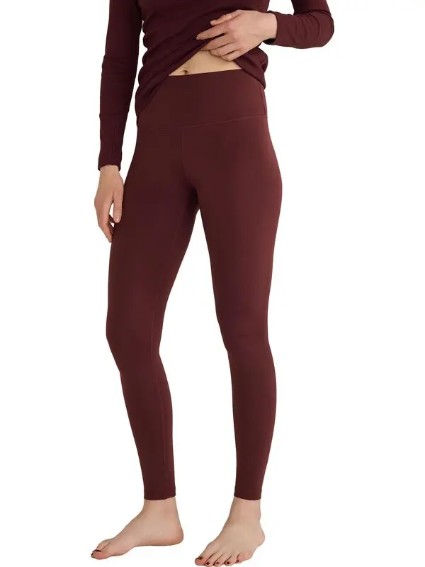 HAVEN WELL WITHIN Balance Leggings - Burgundy Berry