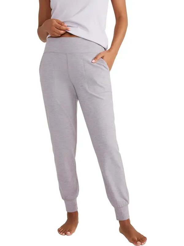 HAVEN WELL WITHIN Balance Heather Joggers - Dark Wisteria Heather