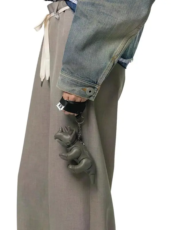 Mihara Yasuhiro Mini Triceratops Shoulder Bag - Grey