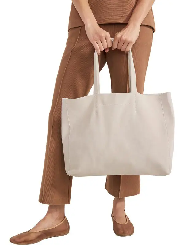 HAVEN WELL WITHIN Suede Tote - Shitake