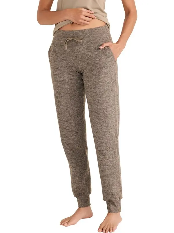 HAVEN WELL WITHIN Balance Heather Drawstring Joggers - Truffle Heather