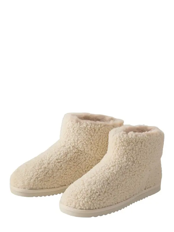 HAVEN WELL WITHIN Sherpa Booties - Lt Ash