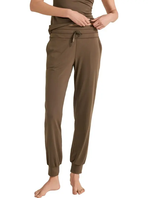 HAVEN WELL WITHIN Balance Drawstring Joggers - Deep Mocha