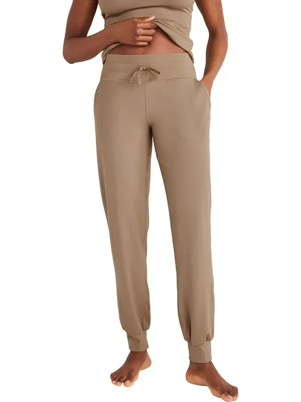 HAVEN WELL WITHIN Balance Drawstring Joggers - Sugar Chestnut