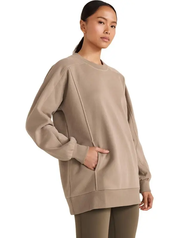 HAVEN WELL WITHIN Cloud Fleece Crewneck Sweatshirt - Nightengale