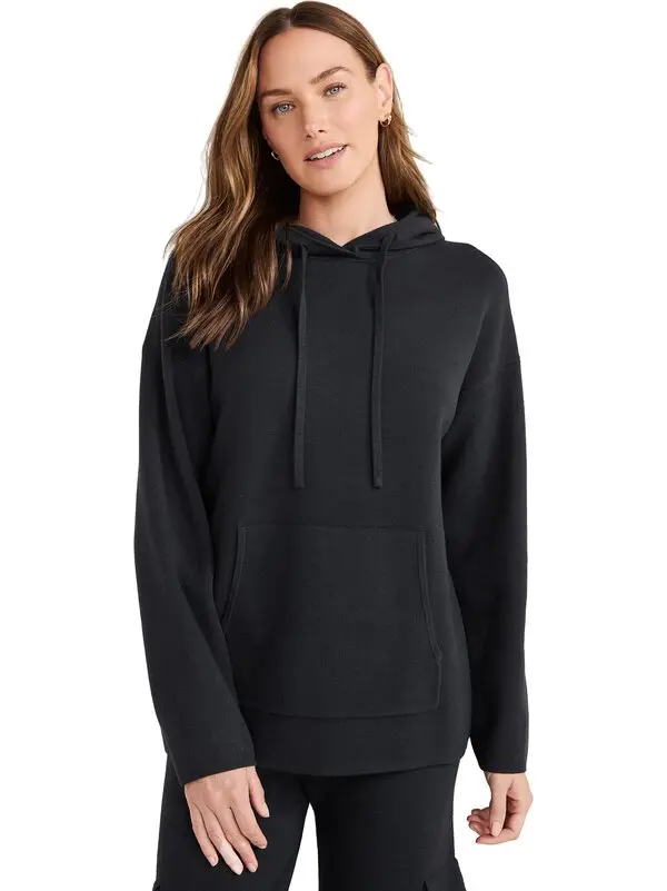 HAVEN WELL WITHIN Viscose Blend Long Sleeve Hoodie - Nightfall