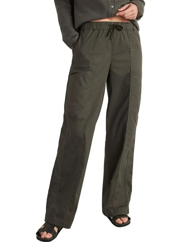 HAVEN WELL WITHIN Organic Cotton Twill Carpenter Pants - Cypress