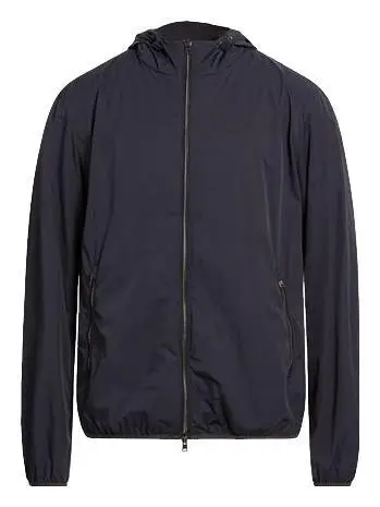 Herno Hooded Zip-up Windbreaker Jacket - Navy