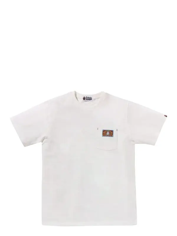 A BATHING APE Logo-patch Pocket T-shirt - White