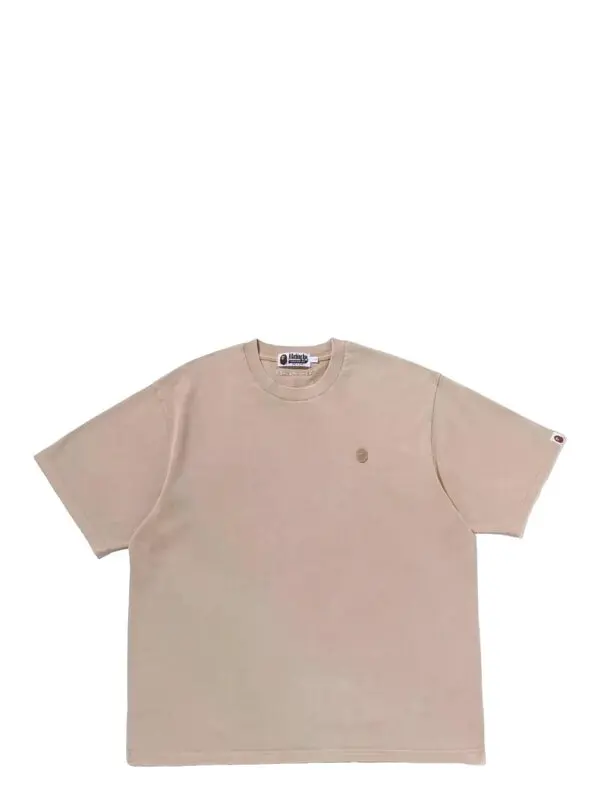 A BATHING APE Logo-embroidered T-shirt - Neutrals