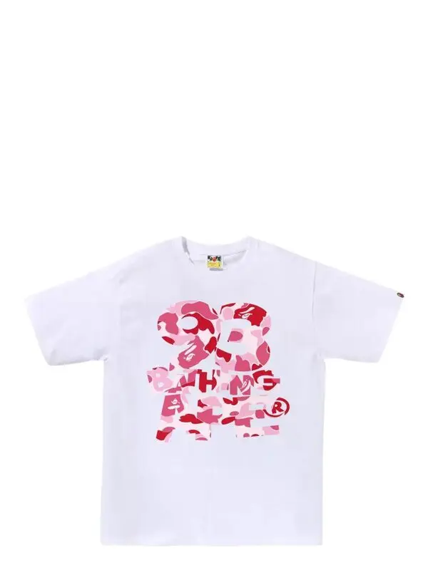 A BATHING APE Abc Camo Graphic-print T-shirt - White