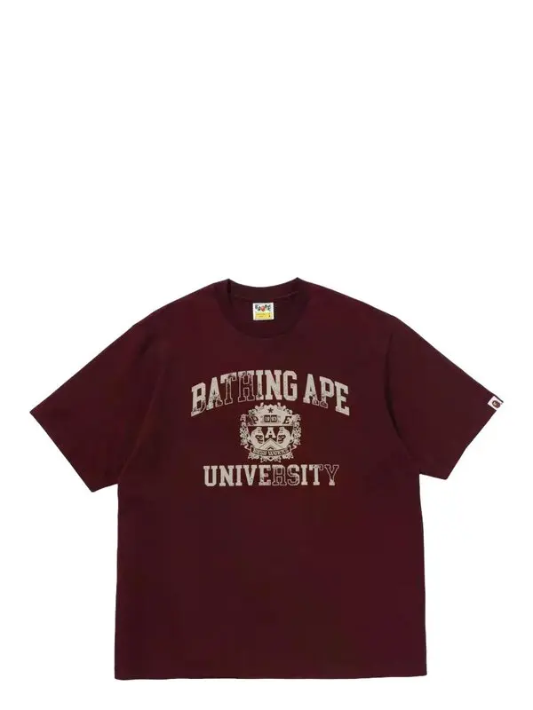 A BATHING APE Logo-print T-shirt - Red