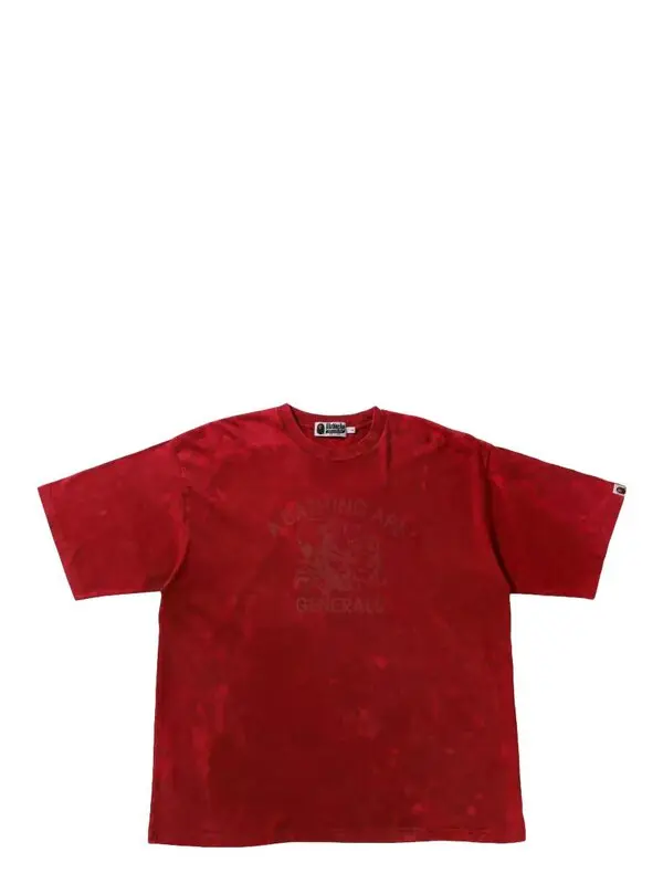 A BATHING APE Graphic-print Tie-dye T-shirt - Red